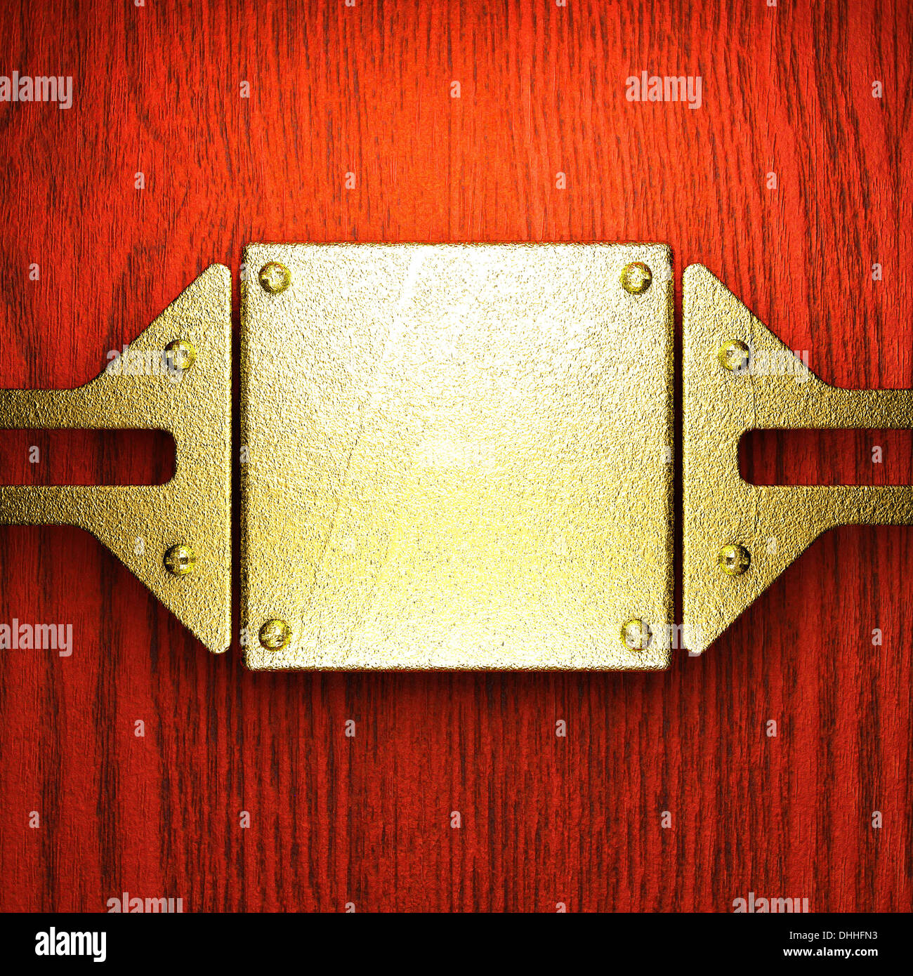 red wood and gold background Stock Photo - Alamy