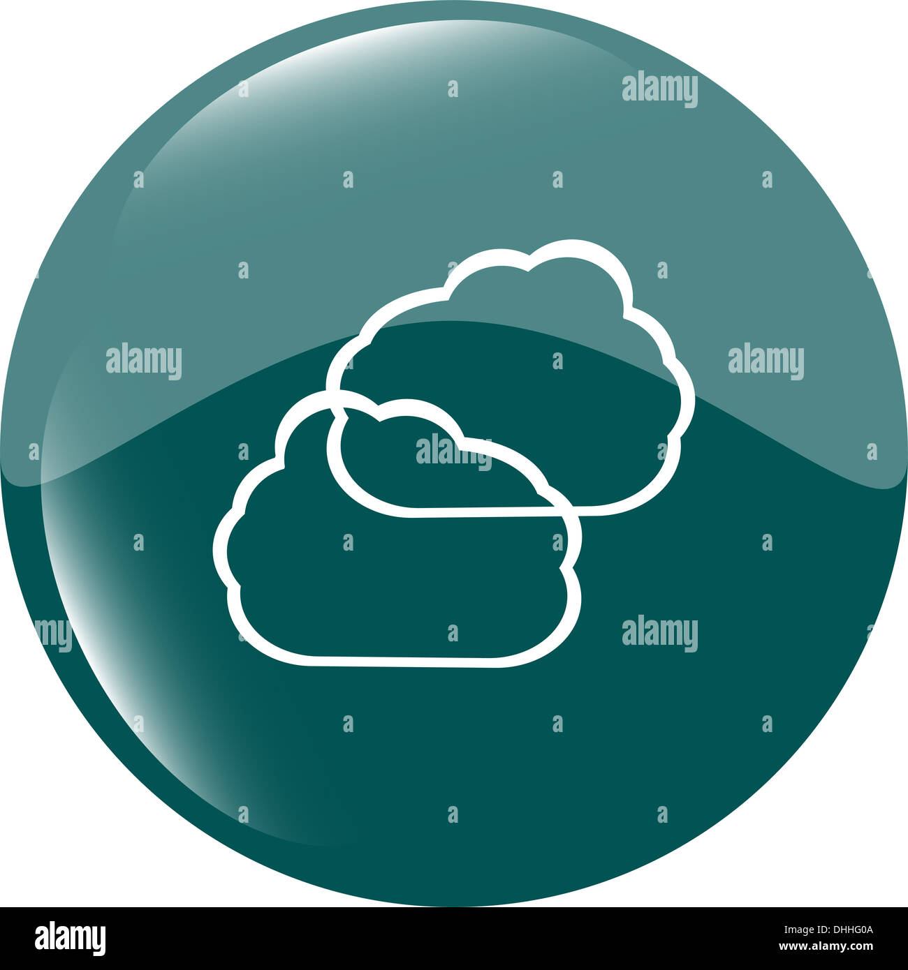 Cloud computing internet button icon hi-res stock photography and ...