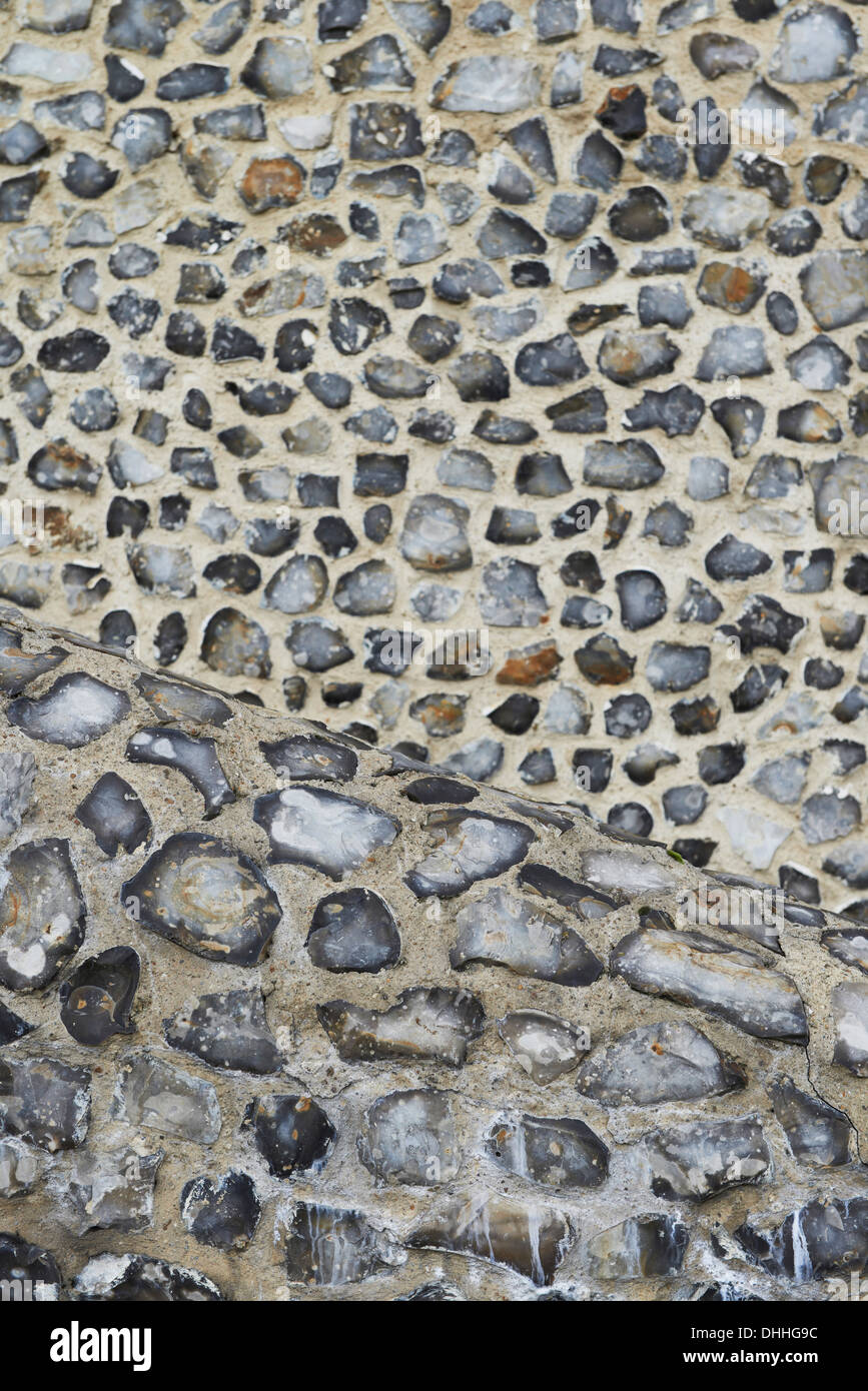 flint wall background Stock Photo - Alamy