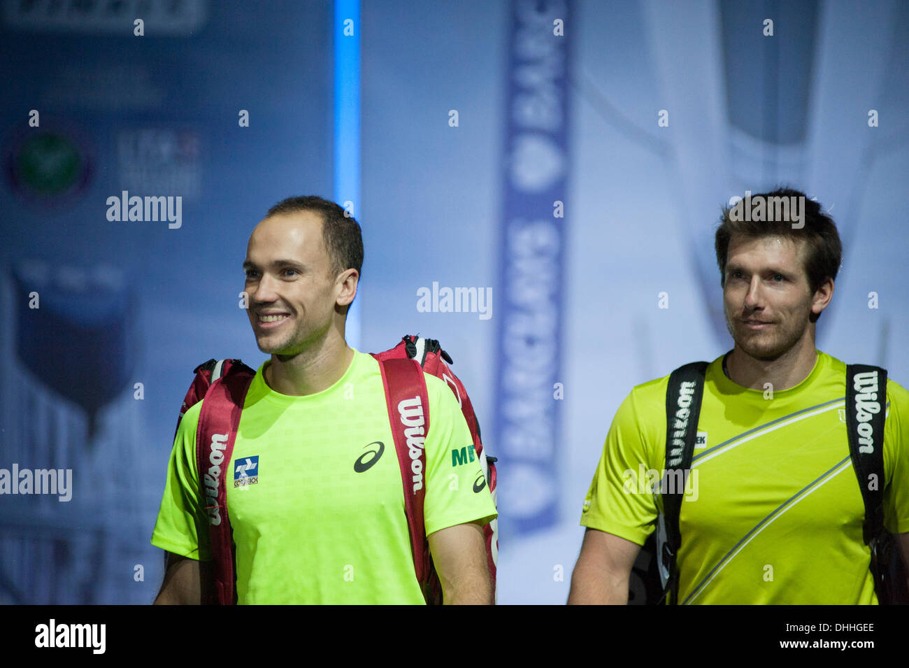 The O2, London, UK. 10th Nov, 2013. Bruno Soares and Alexander Peya ...
