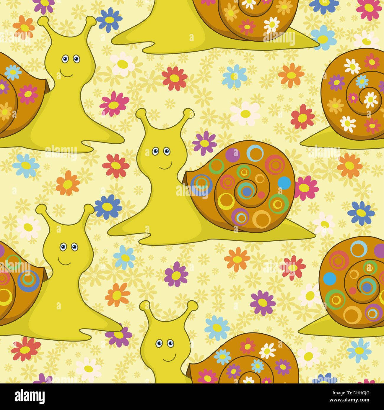 Cartoon snail hi-res stock photography and images - Alamy