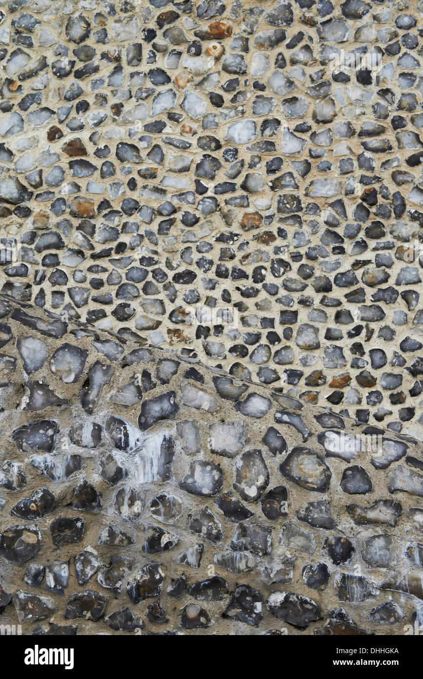 flint wall background Stock Photo - Alamy