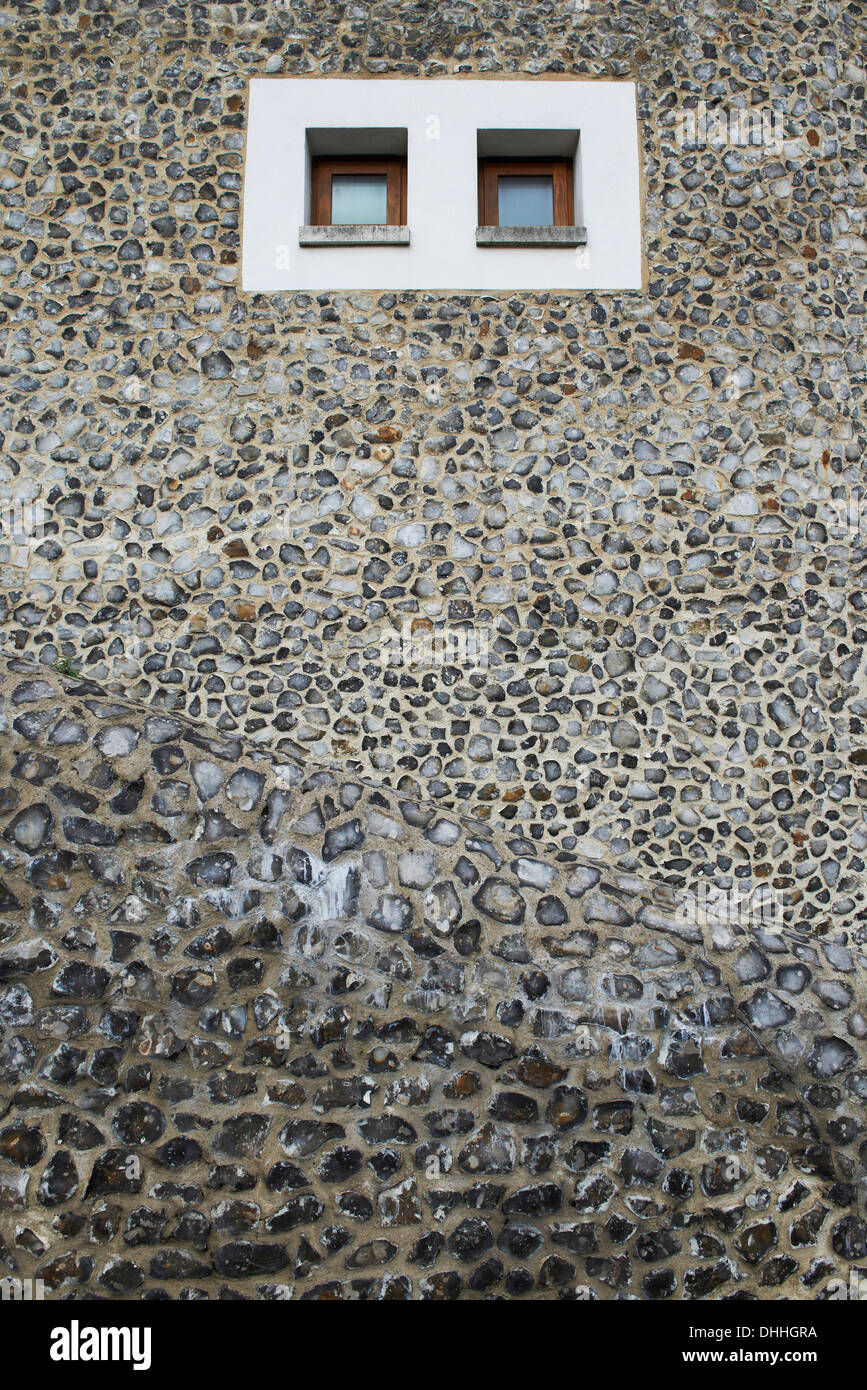 flint wall background Stock Photo - Alamy
