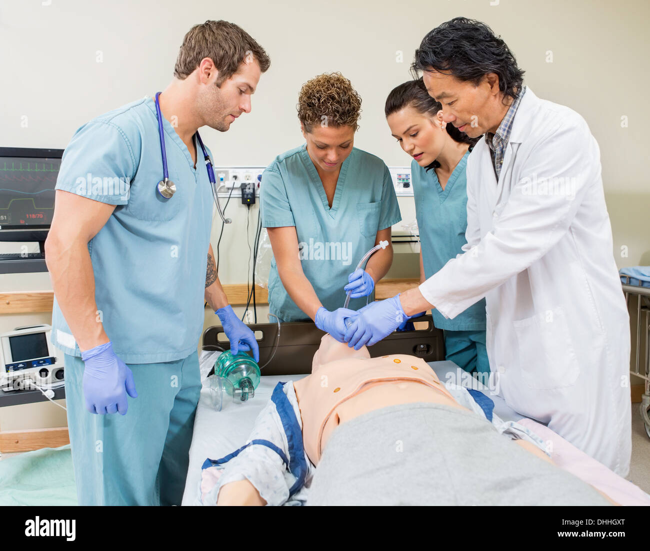 Tracheostomy hospital hi-res stock photography and images - Alamy