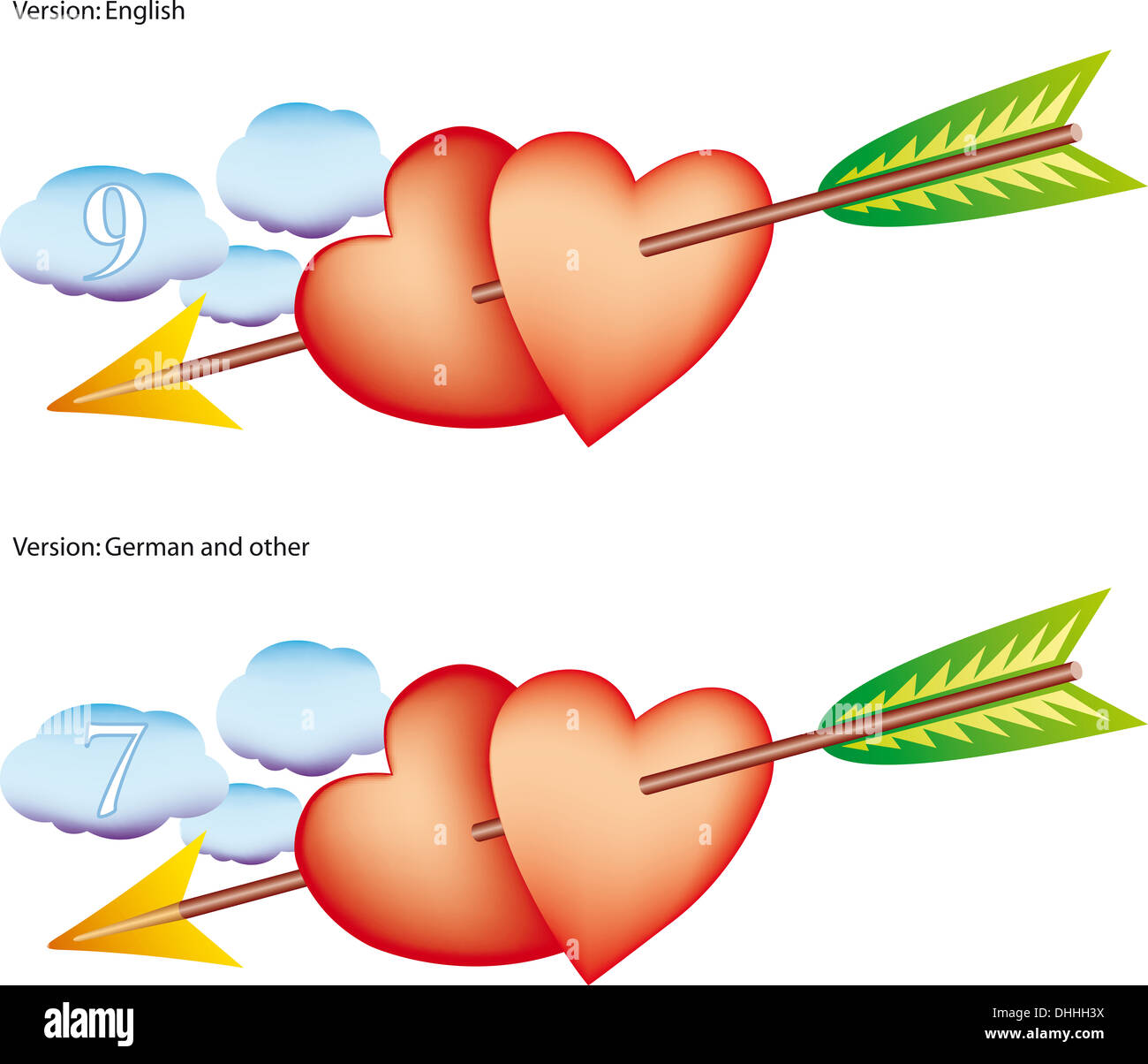 Cupid's Arrow High Resolution Stock Photography and Images - Alamy