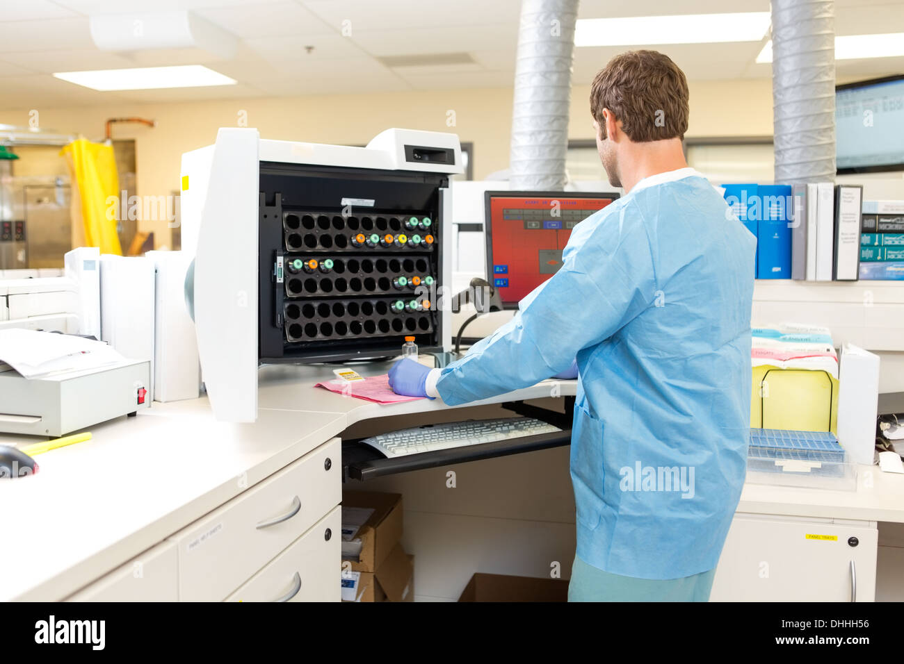 Hematology Analysis in Hospital Laboratory Stock Photo - Alamy