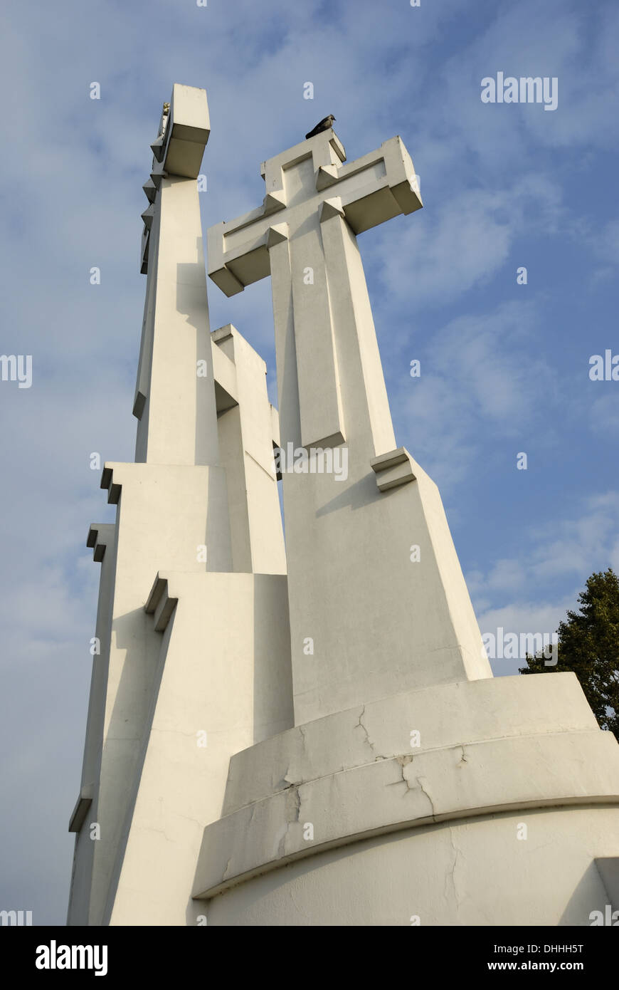Three Crosses in Vilnius Stock Photo - Alamy