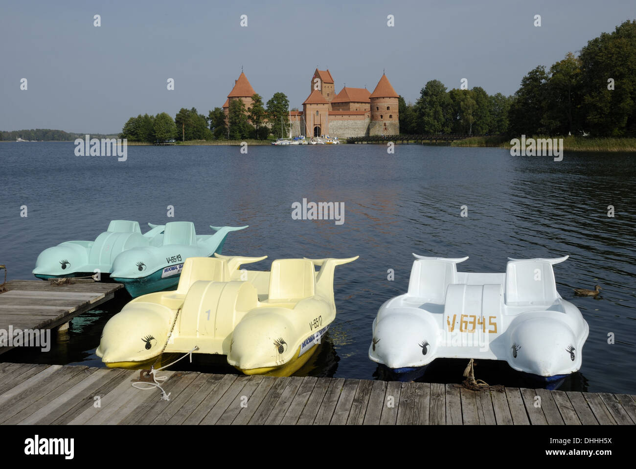 Trakaier inselburg hi-res stock photography and images - Alamy