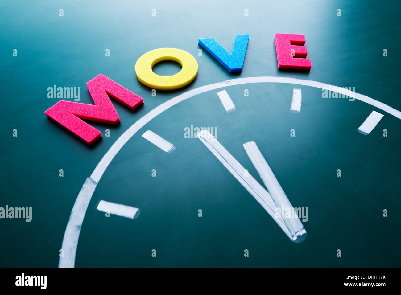 Time to move clock hi-res stock photography and images - Alamy