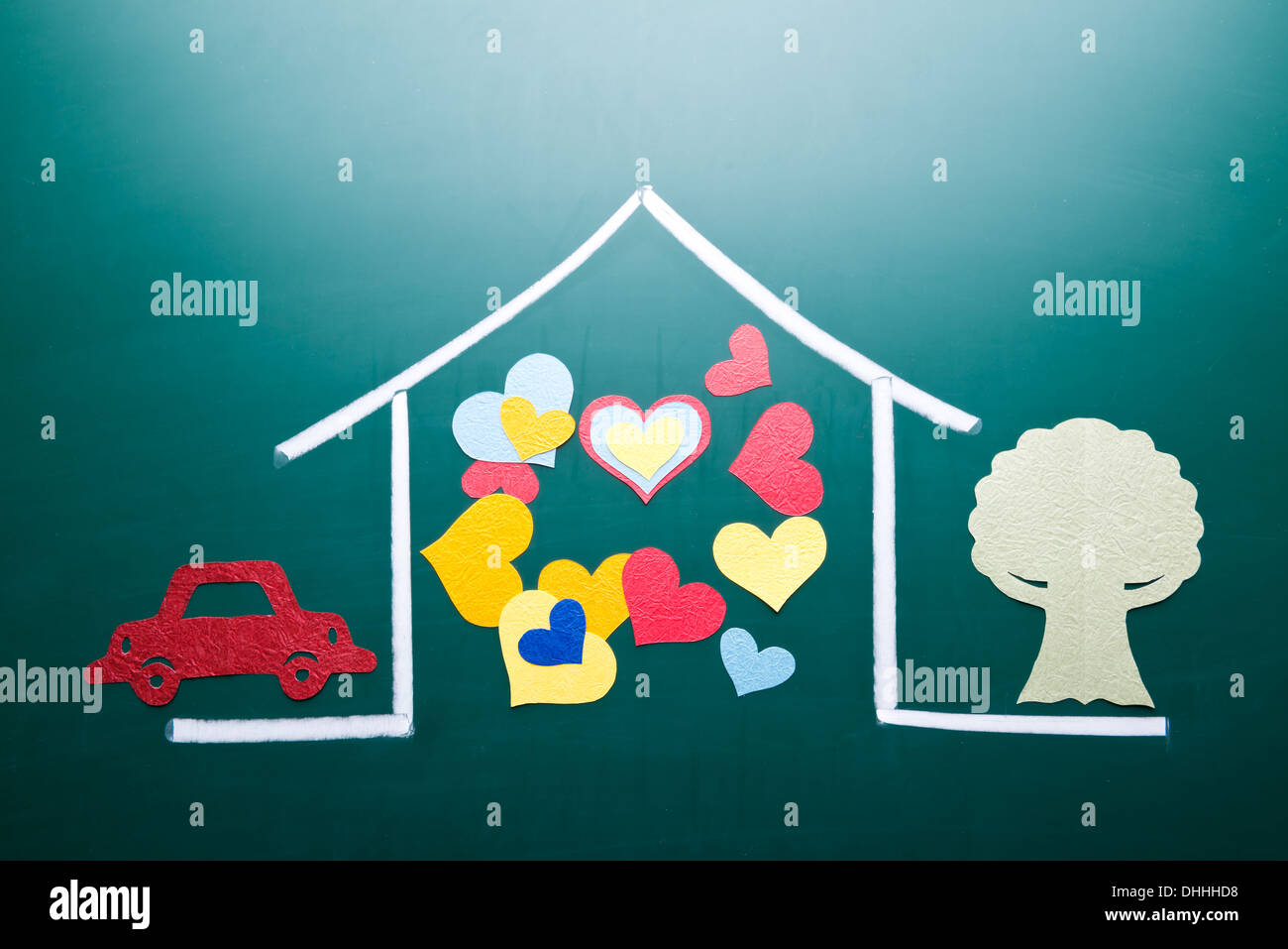 Family tree love symbol hi-res stock photography and images - Alamy