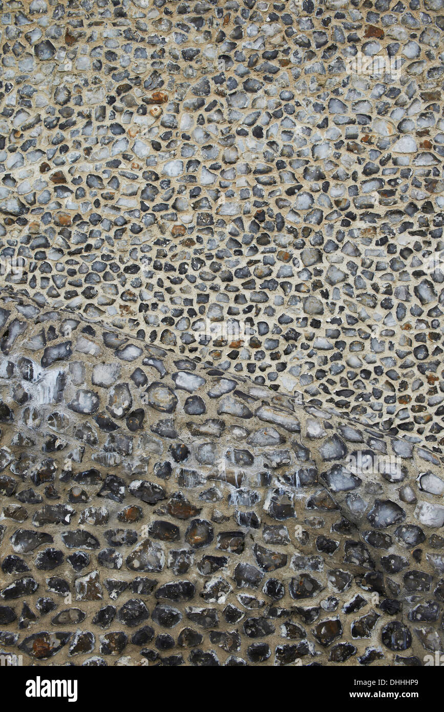 flint wall background Stock Photo - Alamy