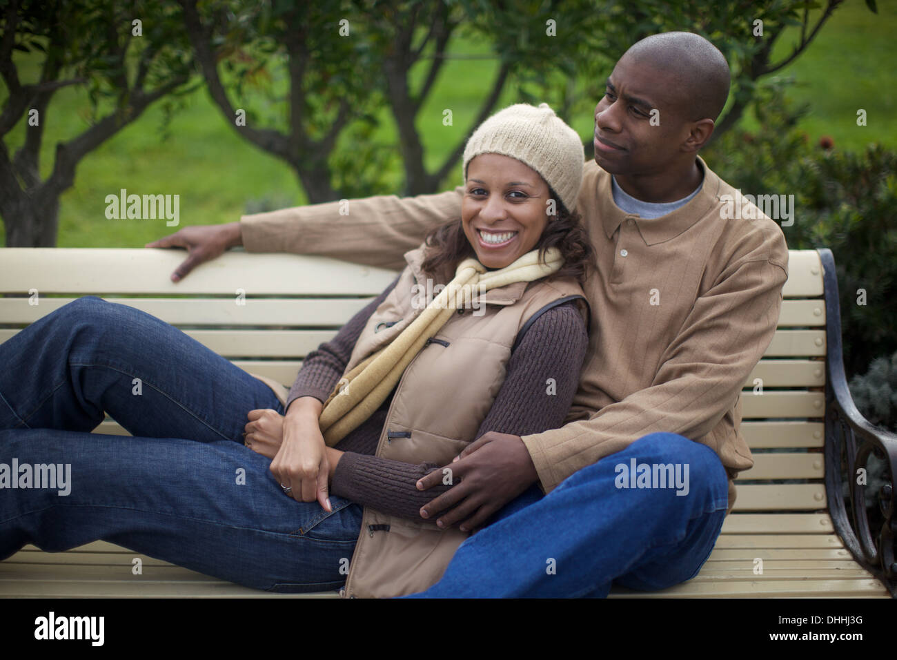 Spooning couple hi-res stock photography and images - Alamy