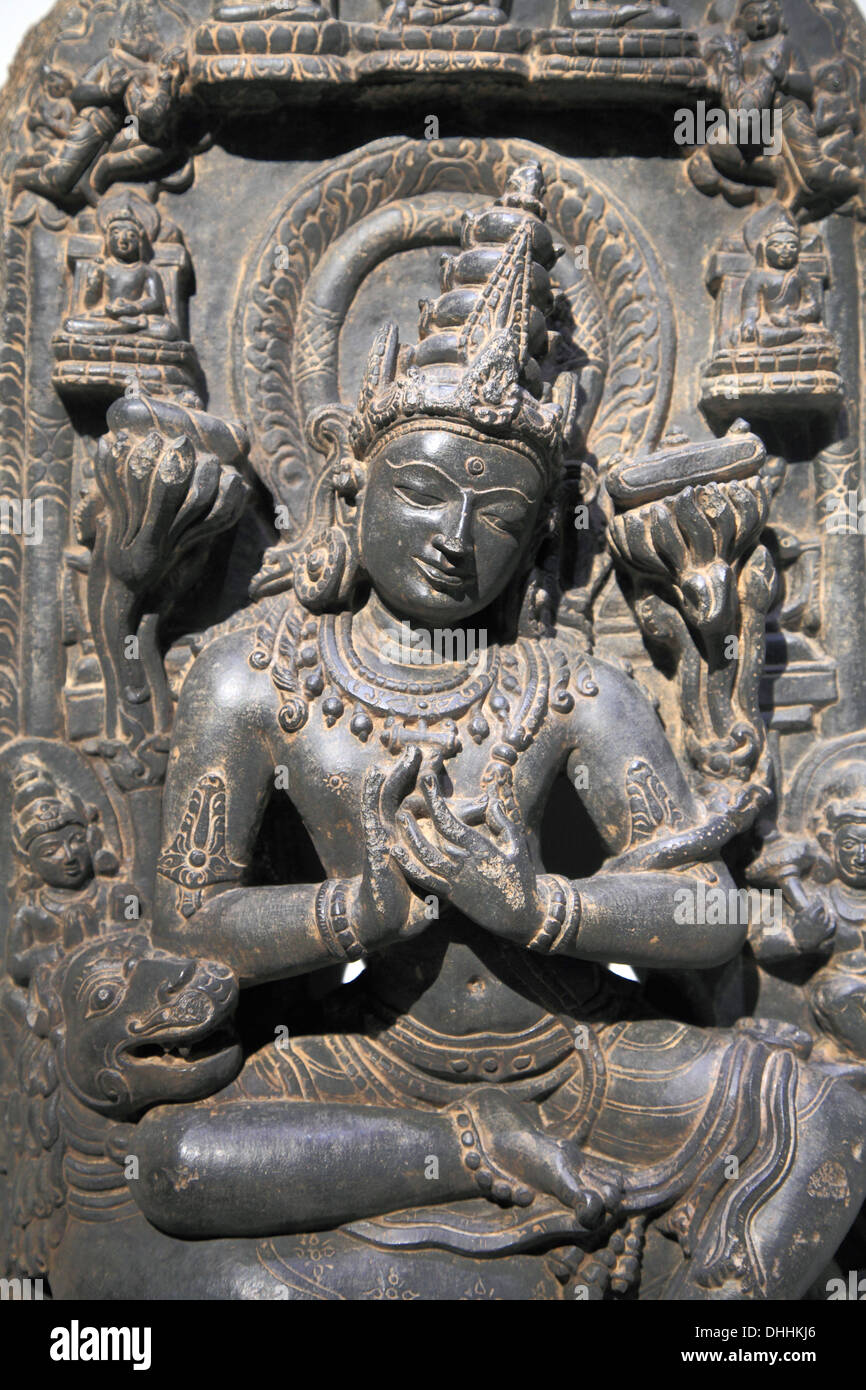 South Korea, Seoul, National Museum of Korea, Manjushri Bodhisattva ...