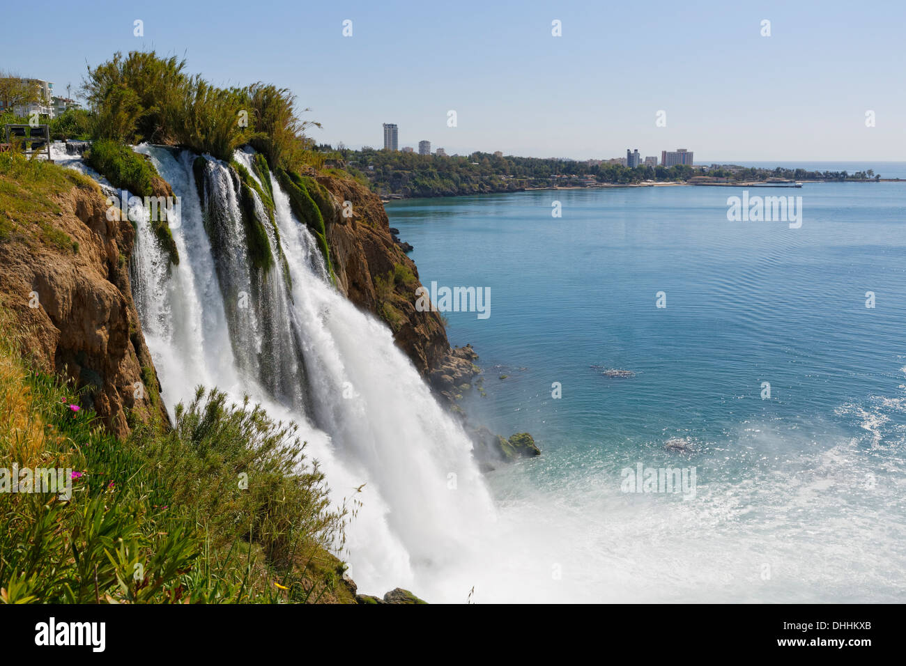 Lower Dueden Waterfall, Lara, Antalya, Antalya Province, Turkey Stock ...