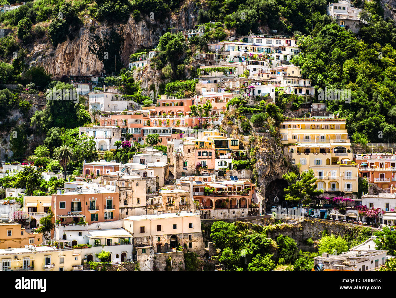 Italy campania positano old town hi-res stock photography and images ...