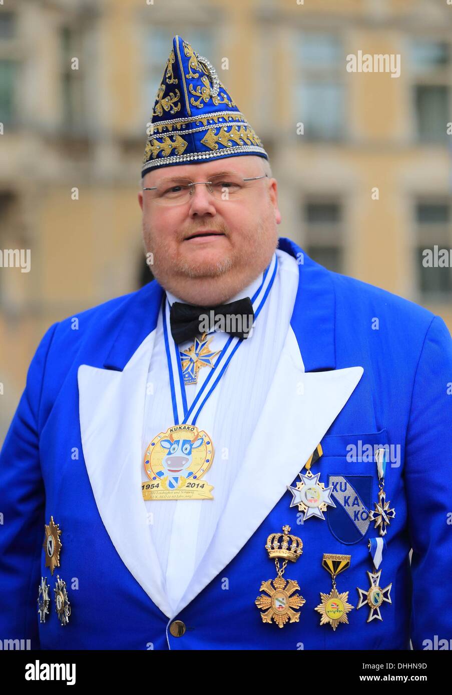 Koethen, Germany. 11th Nov, 2013. Ronald Mormann, senate president of ...