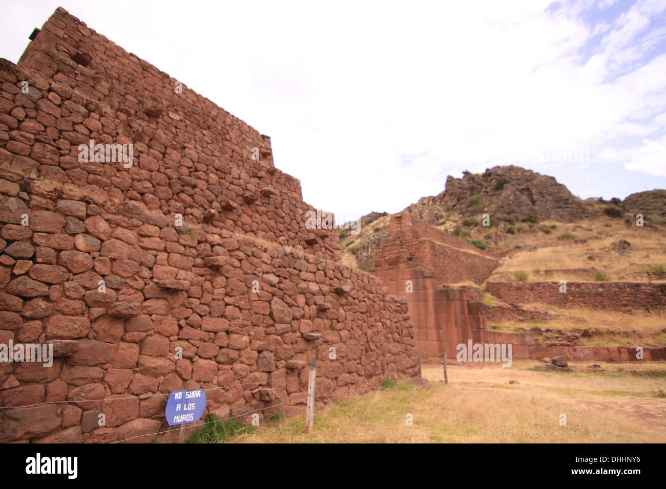Pikillacta archaeological site, Inca walls marking the Cusco city ...
