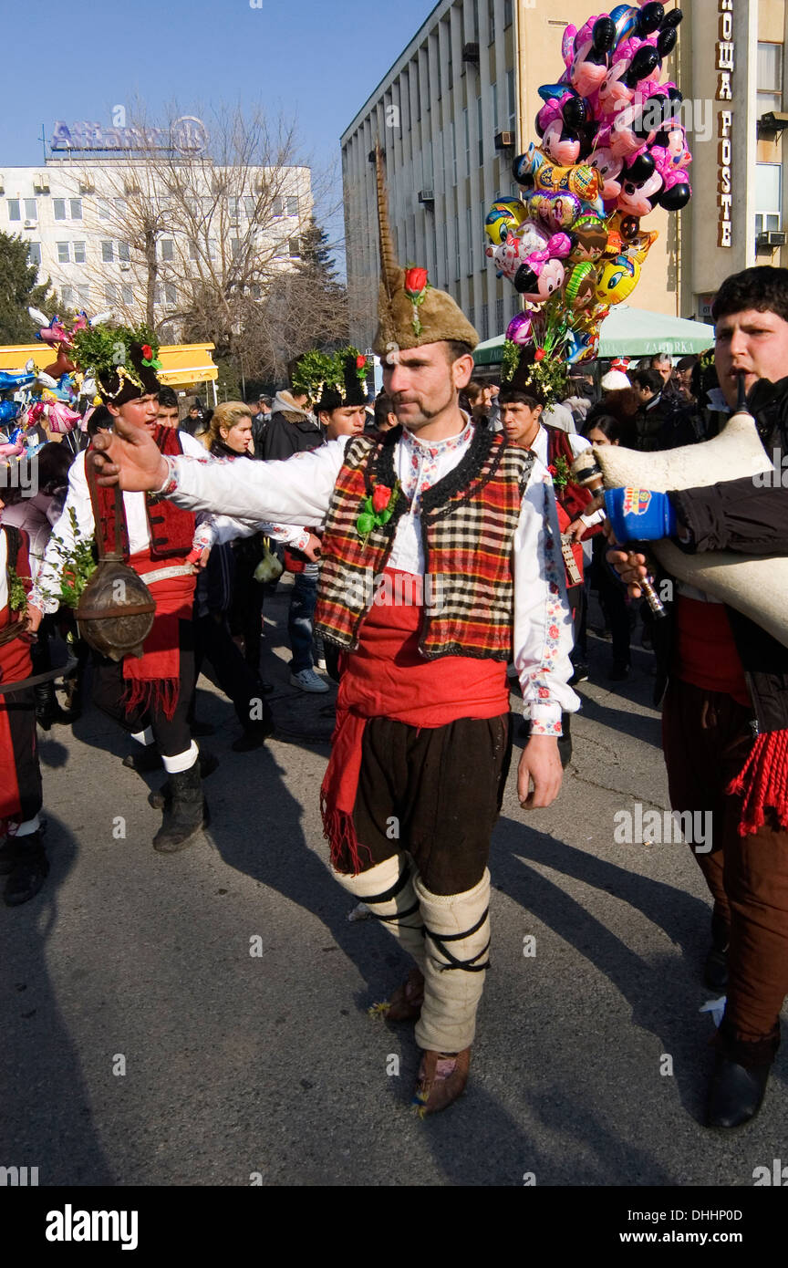 Koledari singers on Christmas Day celebrations Team Picture Stock Photo ...