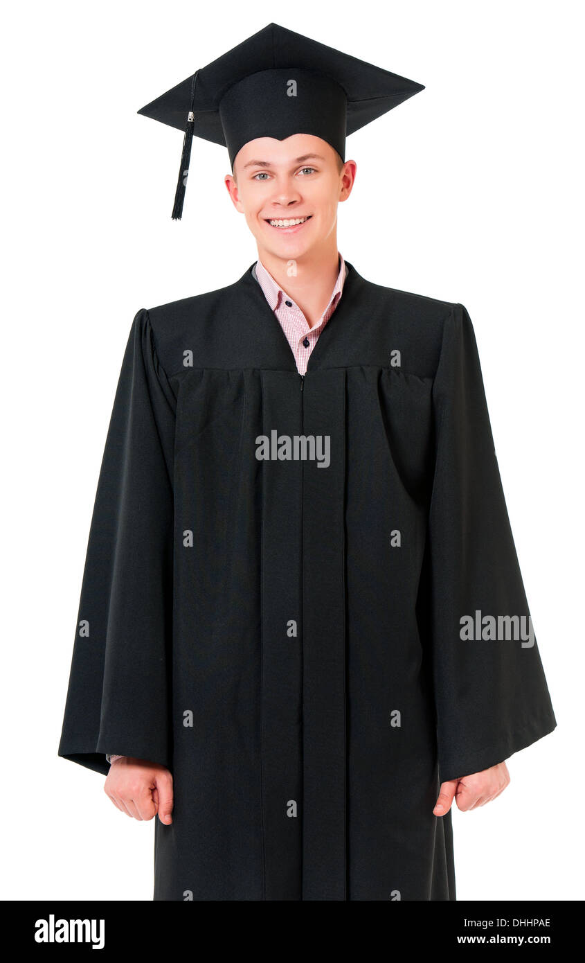 Graduating student man Stock Photo - Alamy