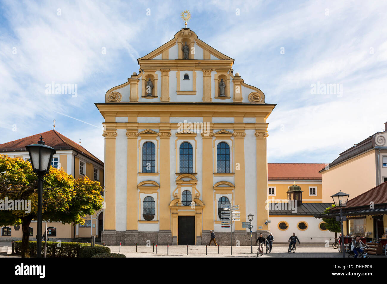 Church of St. Magdalena, Altötting, Upper Bavaria, Bavaria, Germany ...