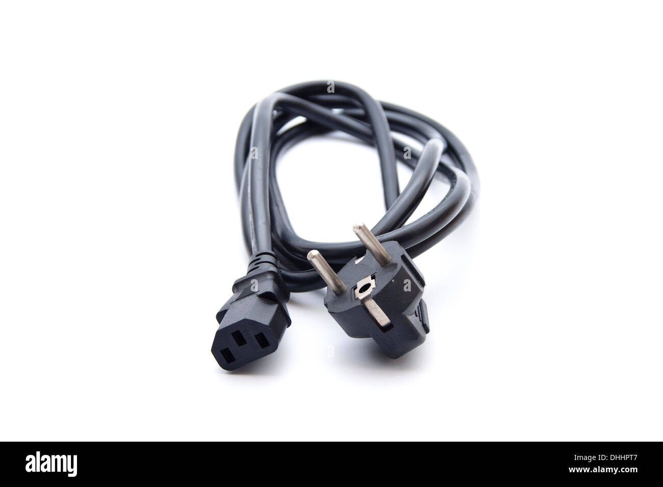 Black Electronic Cable Stock Photo - Alamy