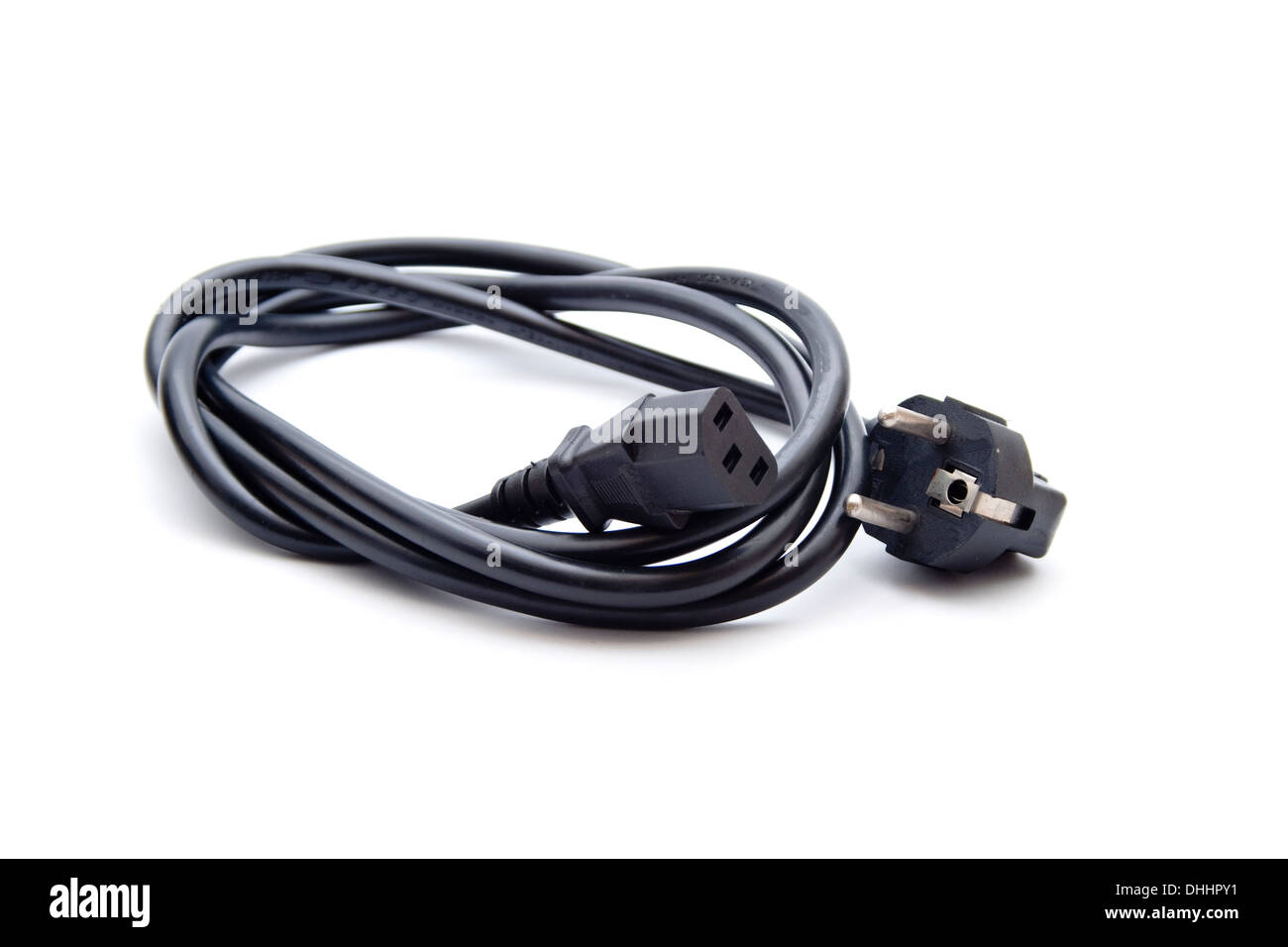 Black Electronic Cable Stock Photo - Alamy