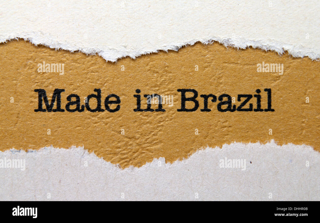 Made in brazil seal hi-res stock photography and images - Alamy