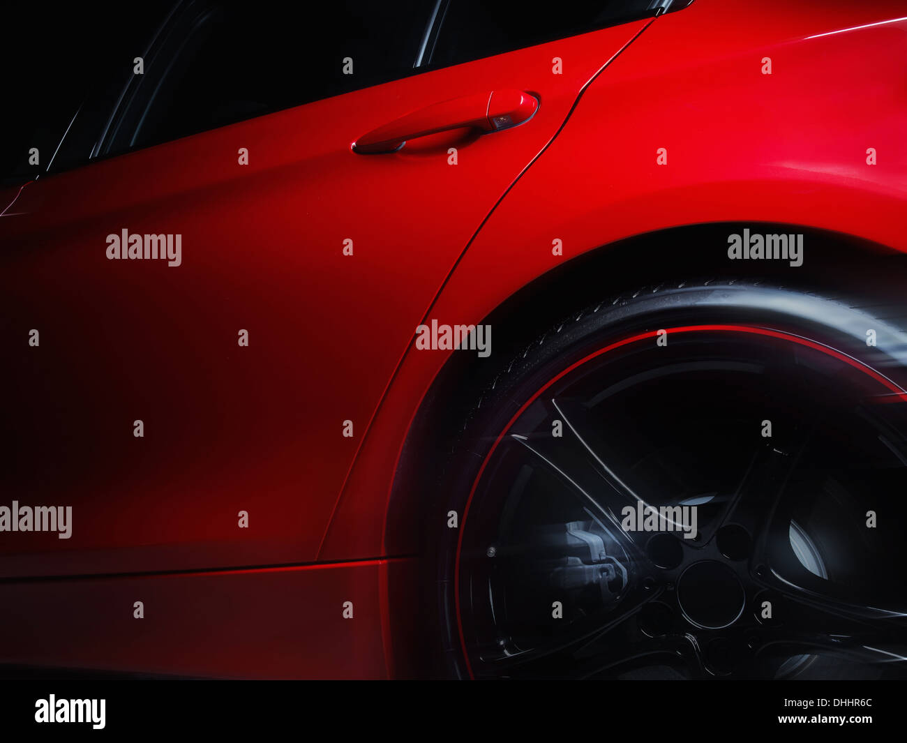 Red sports car Stock Photo - Alamy