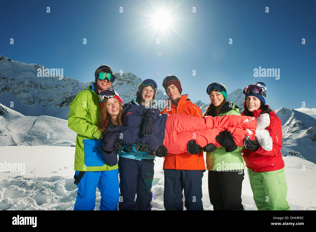 Adult group friends woman central hi-res stock photography and images ...