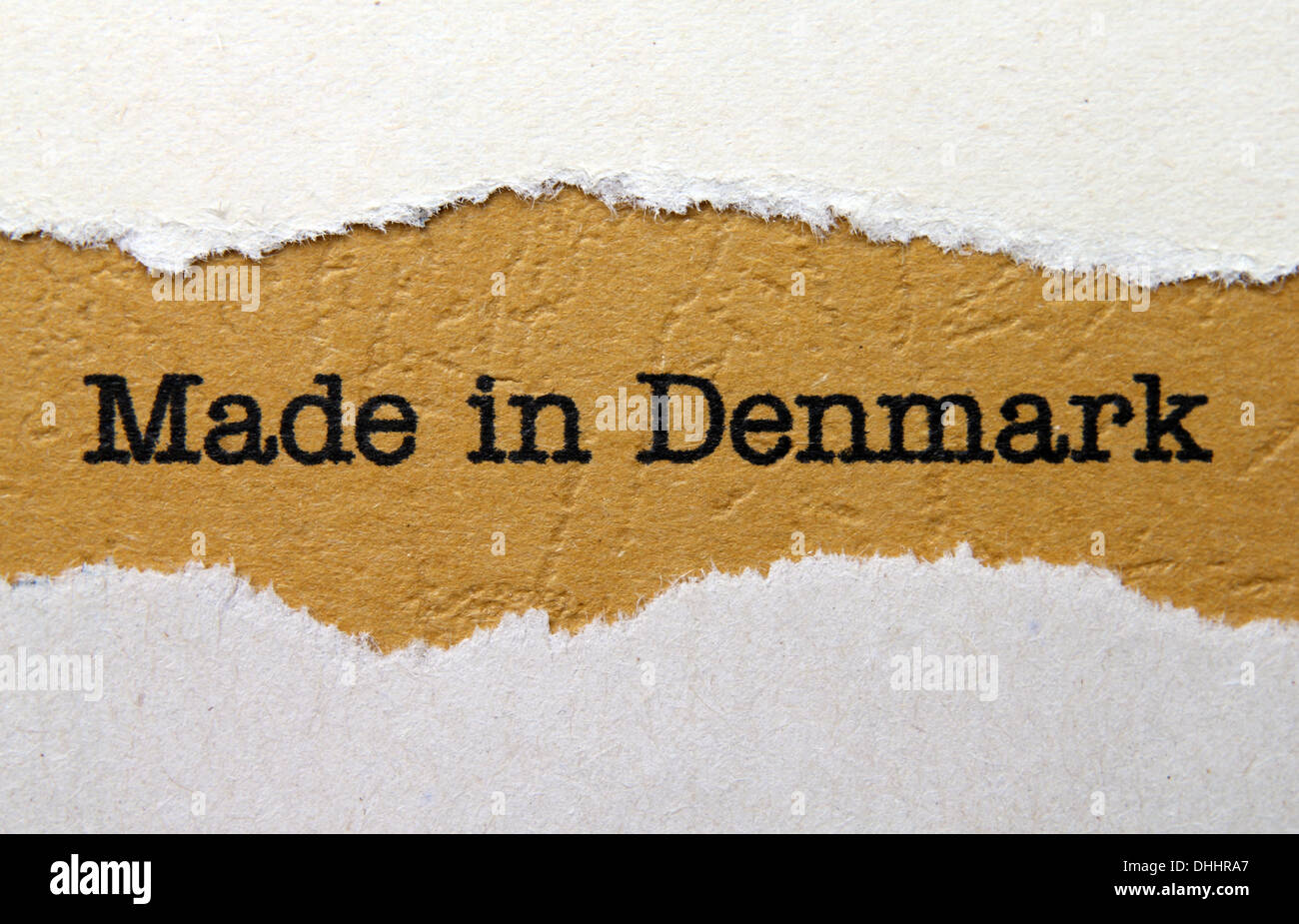Made in denmark label hi-res stock photography and images - Alamy