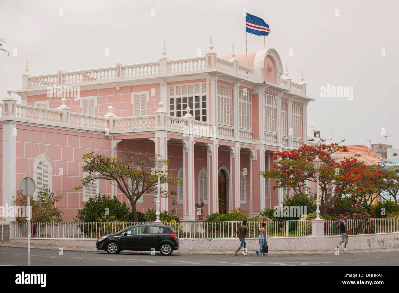 The Palácio do Povo building from the colonial period, Mindelo, São ...