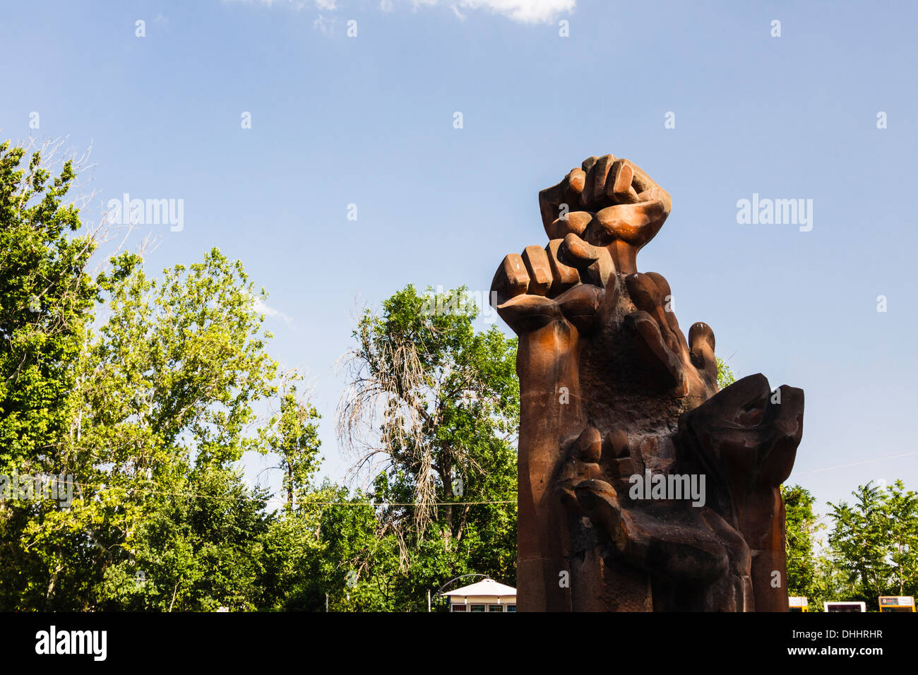 Communist monument at Victory Park. Yerevan, Armenia Stock Photo - Alamy
