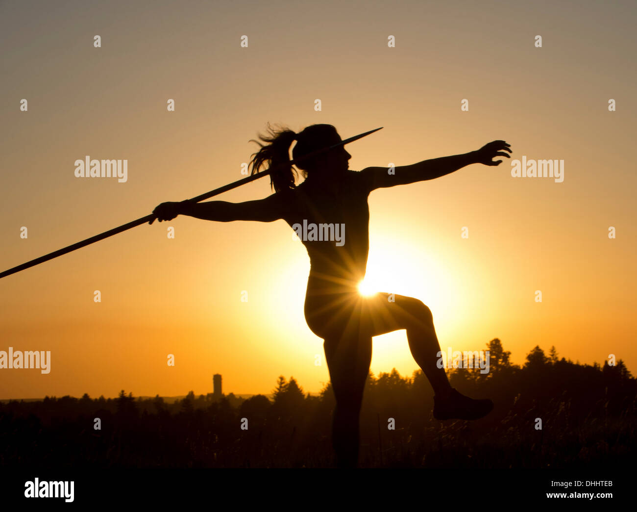 Female athlete javelin hi-res stock photography and images - Alamy