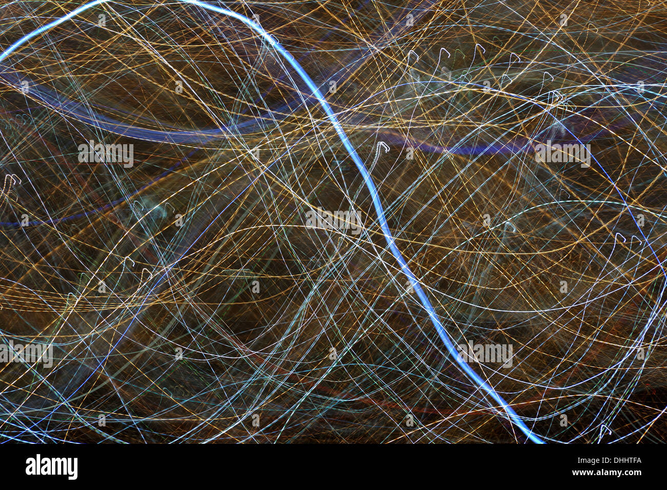 Fun squiggles of light Stock Photo - Alamy