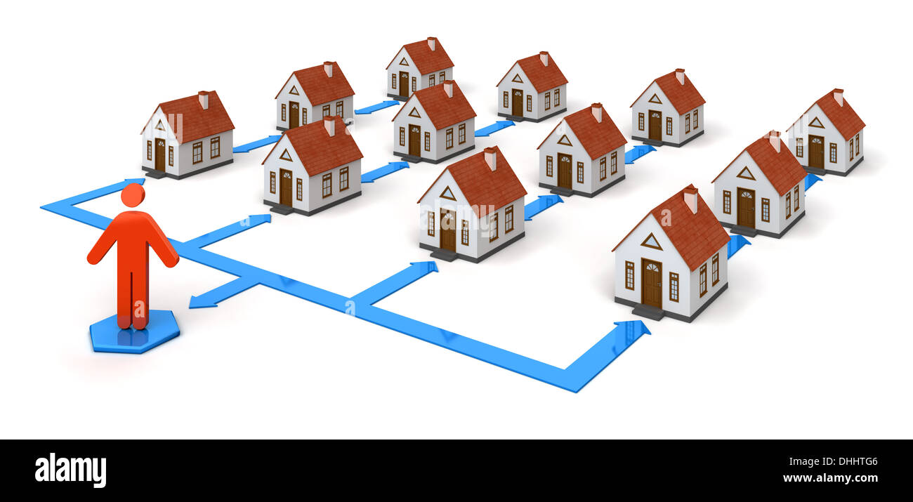 Communications house Cut Out Stock Images & Pictures - Alamy