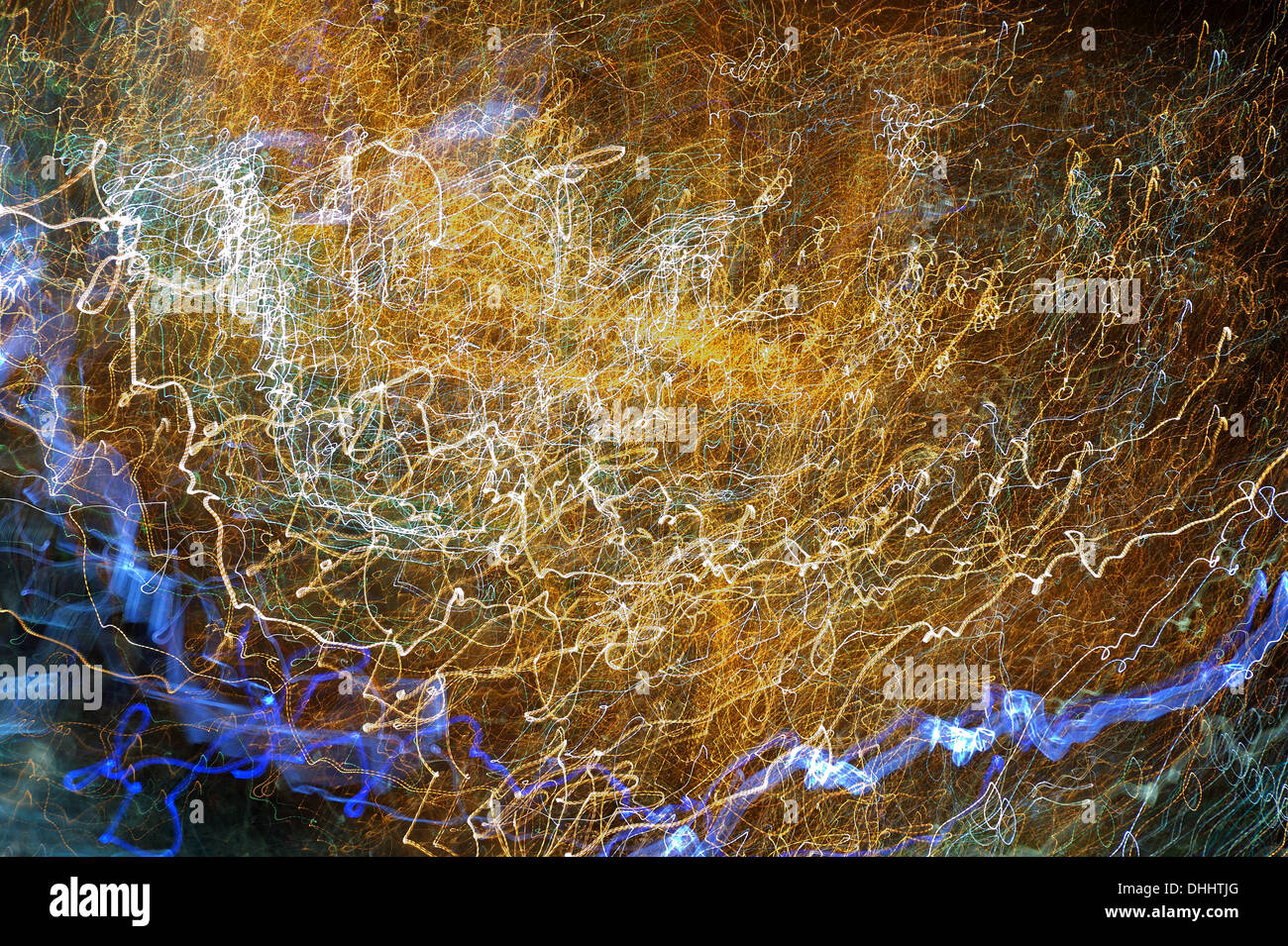 Fun squiggles of light Stock Photo - Alamy