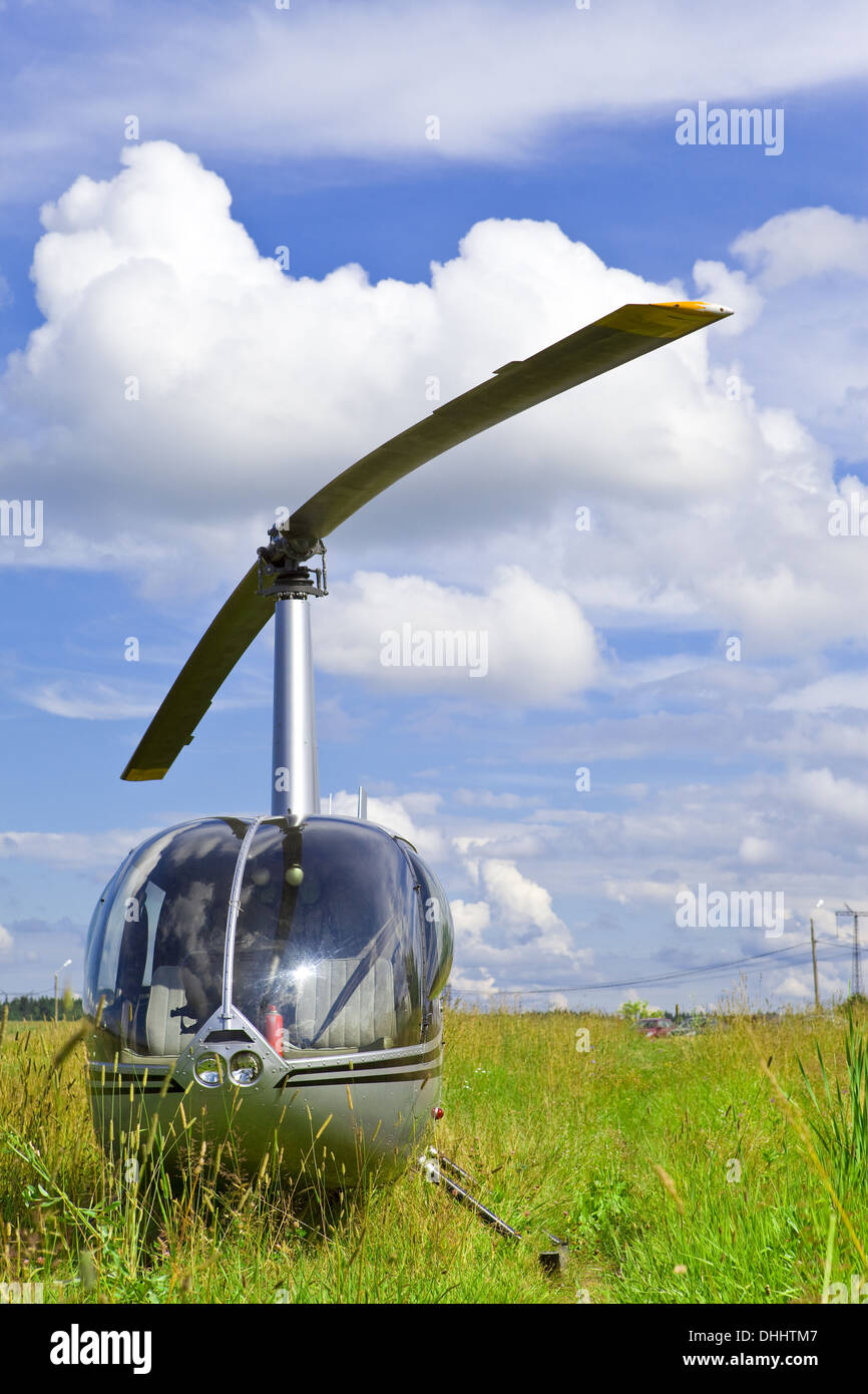 Helicopter landing field hi-res stock photography and images - Alamy