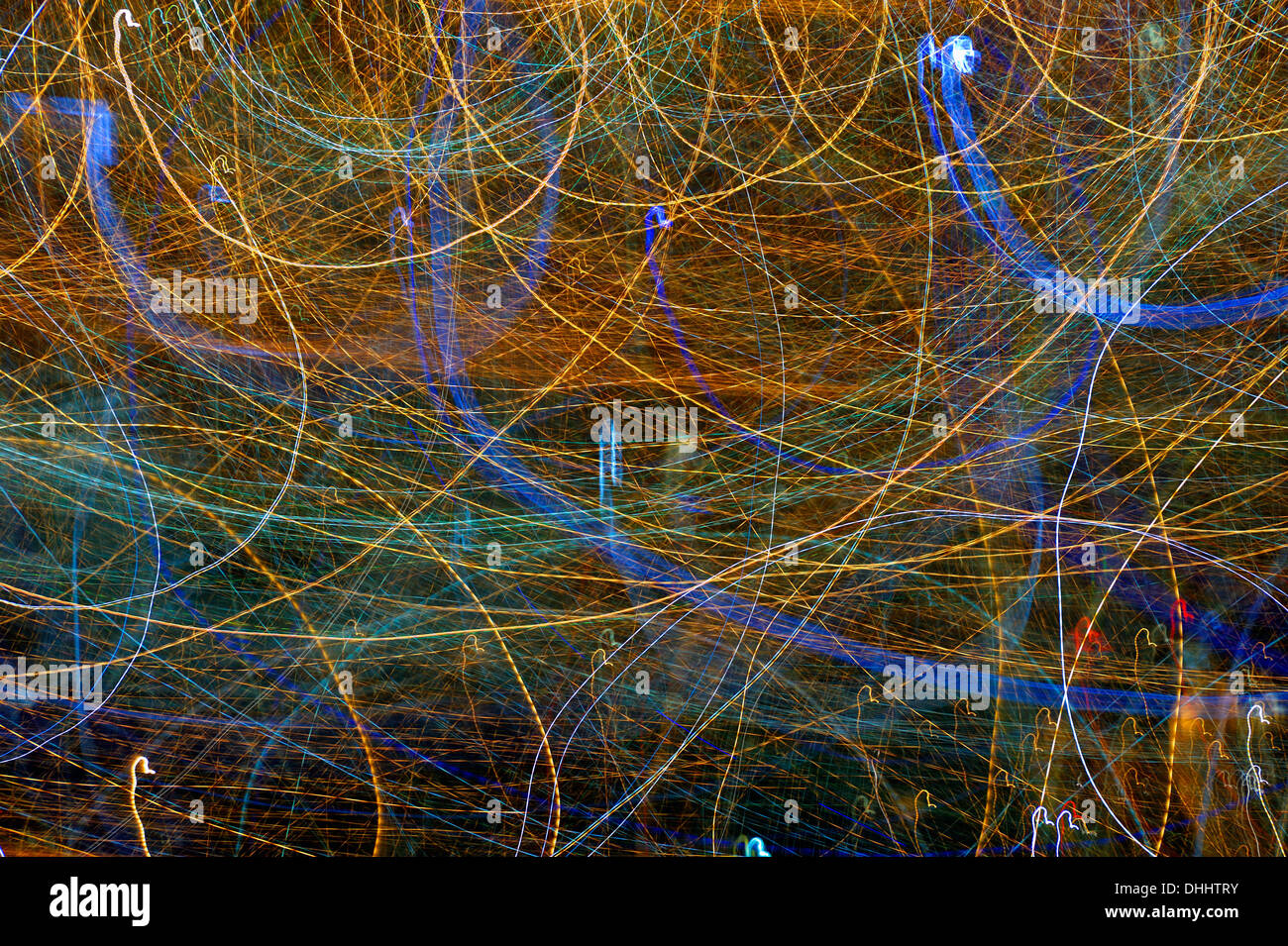 Fun squiggles of light Stock Photo - Alamy