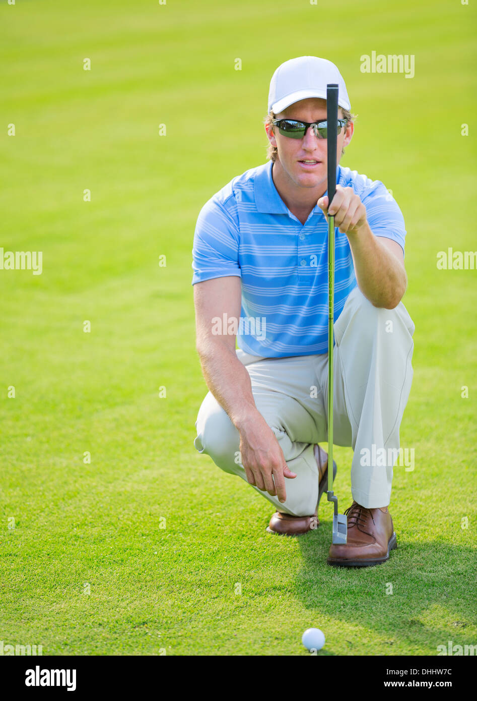 Outdoor exercise playing golf hi-res stock photography and images - Alamy