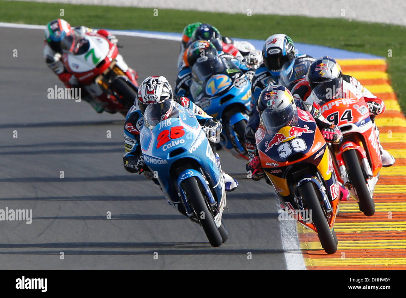 Valencia, SPAIN GP Generali de la Comunitat Valenciana Moto 3 Race ...