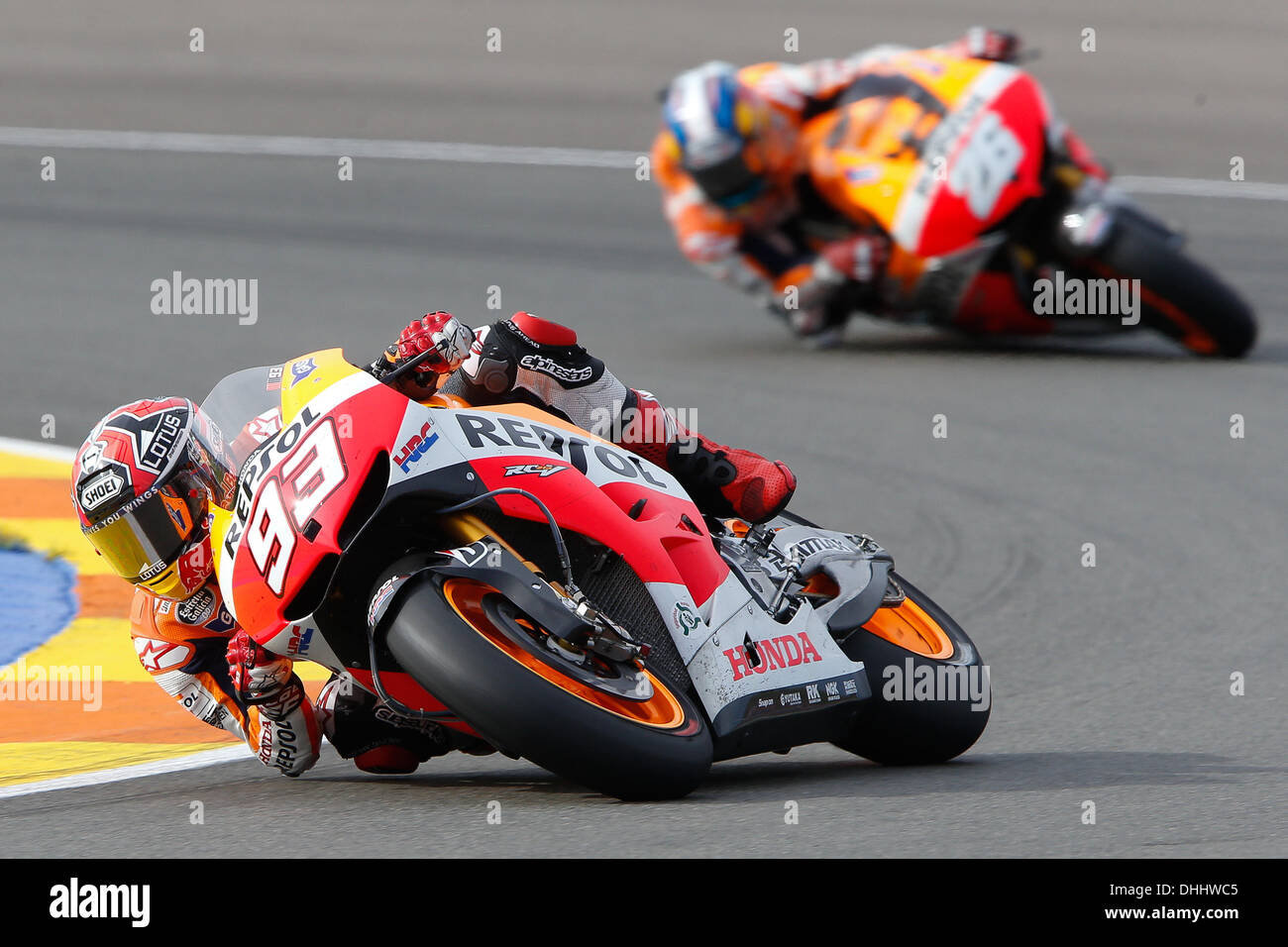 Valencia, SPAIN GP Generali de la Comunitat Valenciana Moto GP Race ...