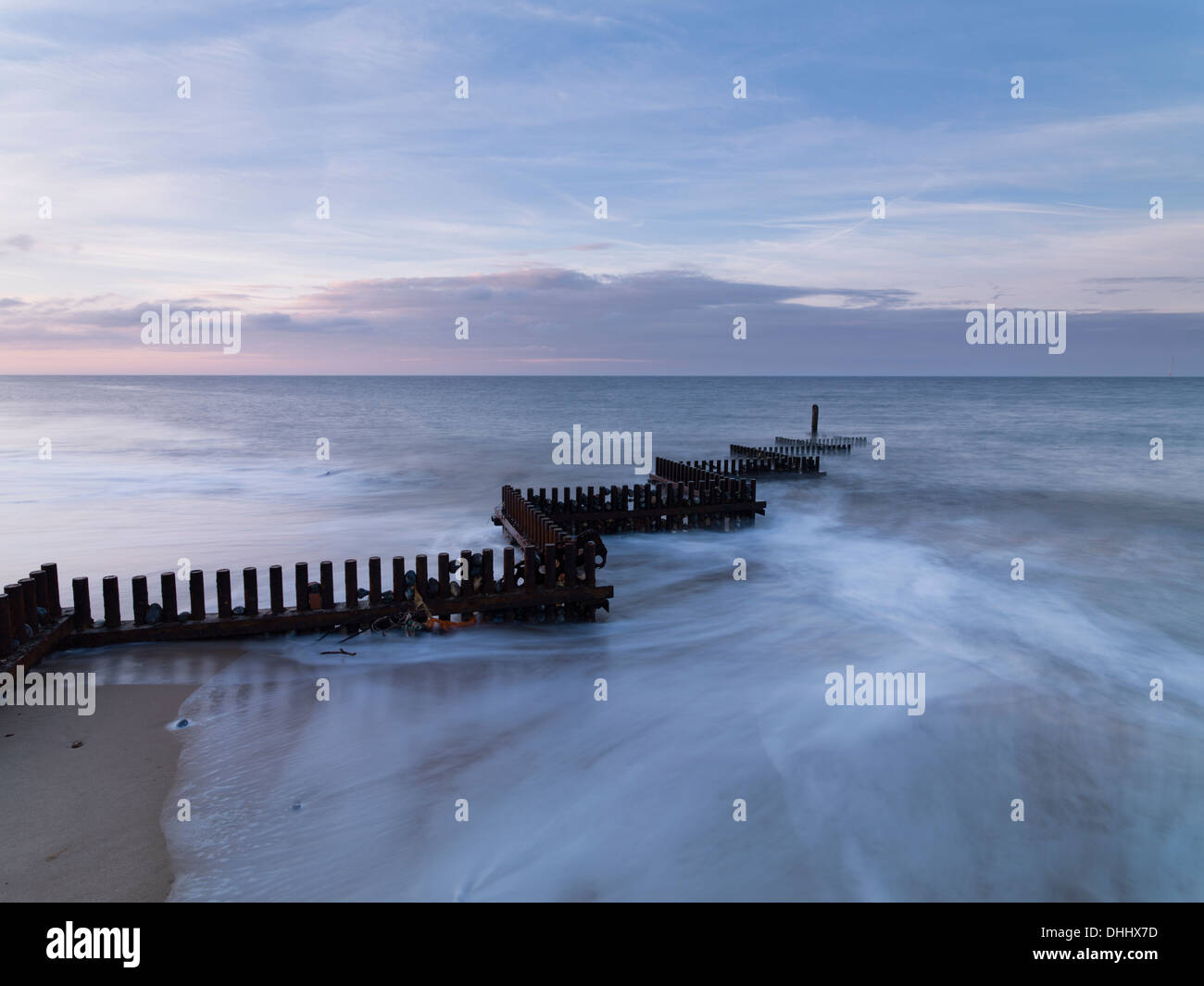 A view of the beach at Caister on Sea in Norfolk, England Stock Photo ...