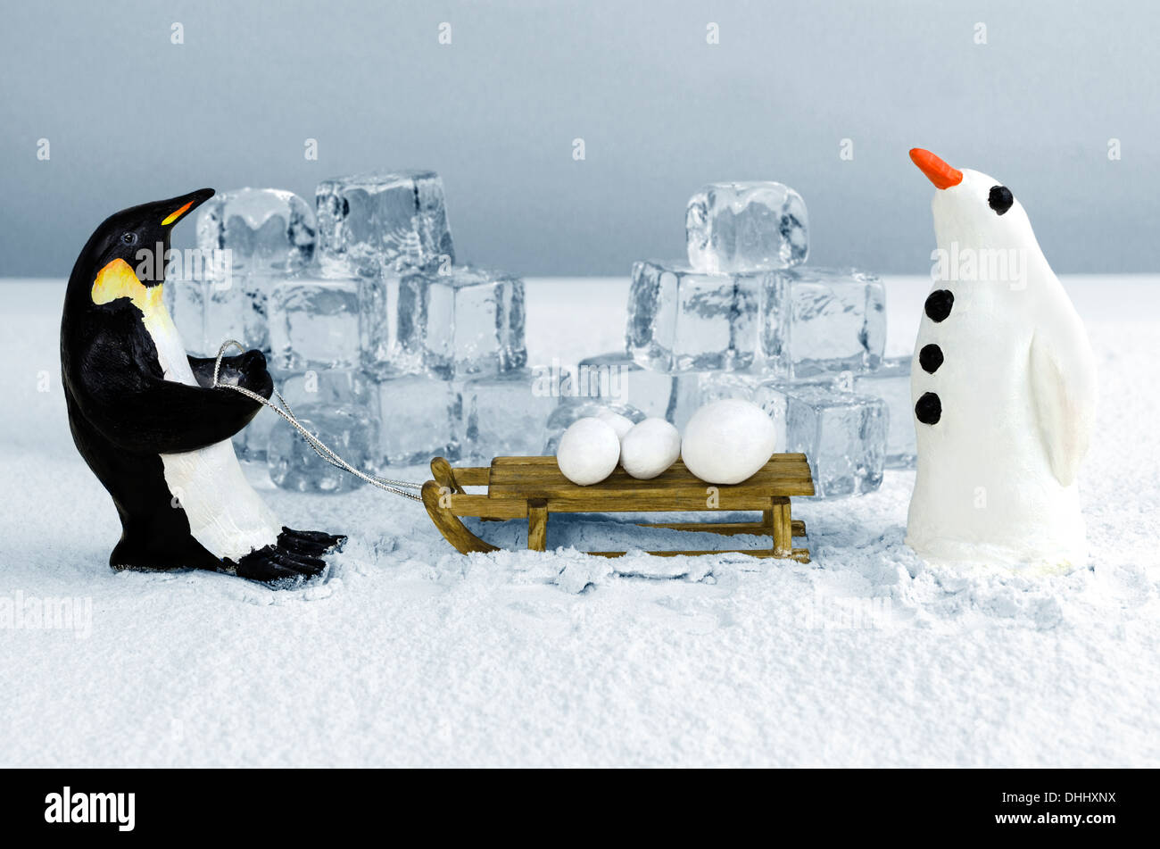 Penguin ice cubes hi-res stock photography and images - Alamy