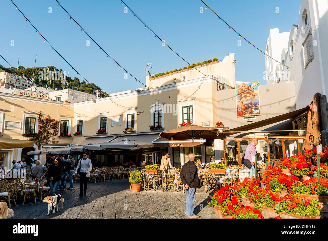 Capri piazzetta italy hi-res stock photography and images - Alamy