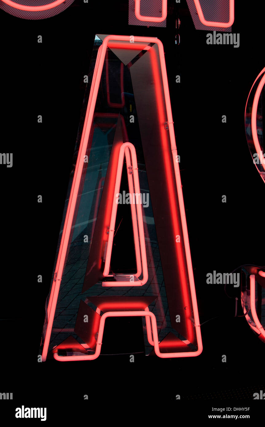 Neon Letters Alphabet High Resolution Stock Photography and Images - Alamy