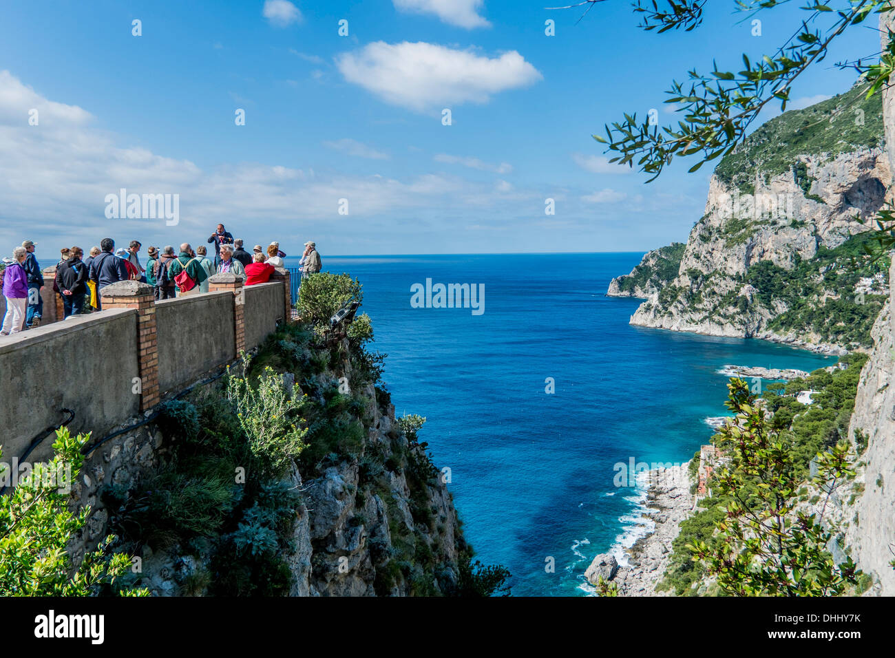 Via krupp, Capri city, Capri, Campania, Italy Stock Photo - Alamy