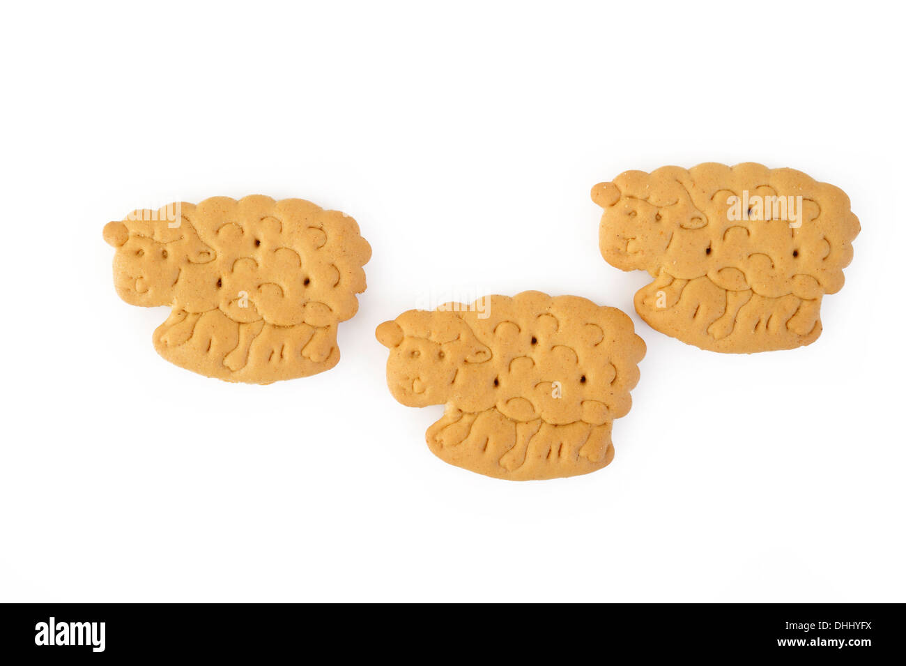 animal shaped salty cracker isolated on white background Stock Photo ...
