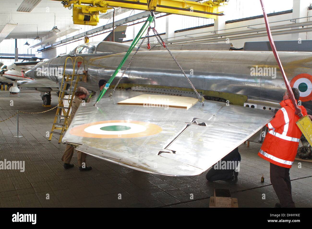 One of the last three type HF-24 Mk 1 Marut, an Indian fighter-bomber ...