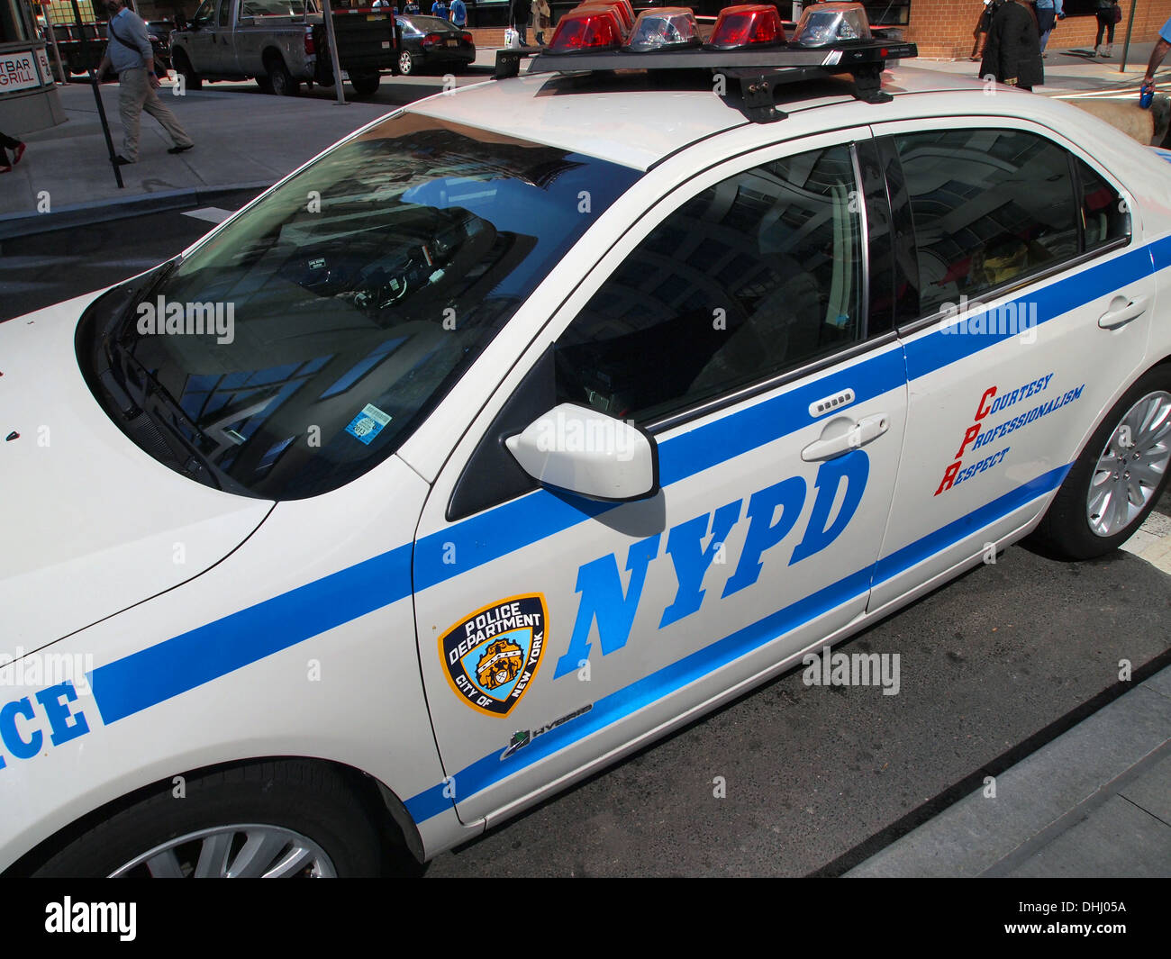 NYPD New York Police Department car, Manhattan, New York, USA Stock ...