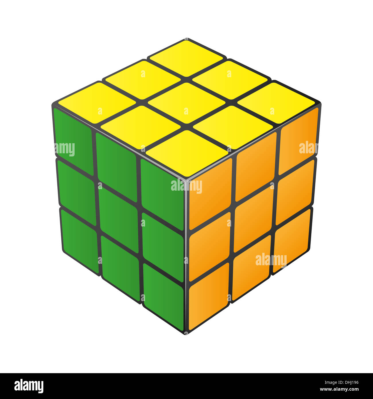 Fun game cube vector abstract background Stock Photo - Alamy